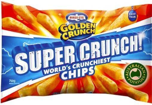 Figtree Dr IGA - Birds Eye Chips Golden Crunch Super Crunch 750G
